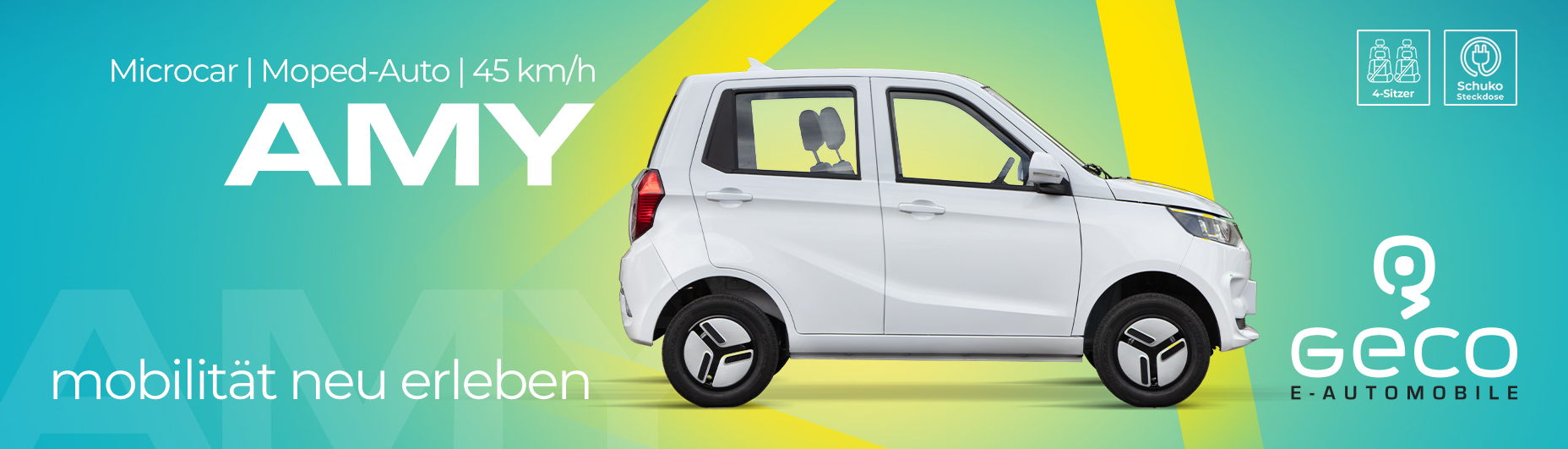 E-Kabinenroller Elektroauto Geco E-Automobile - GECO AMY